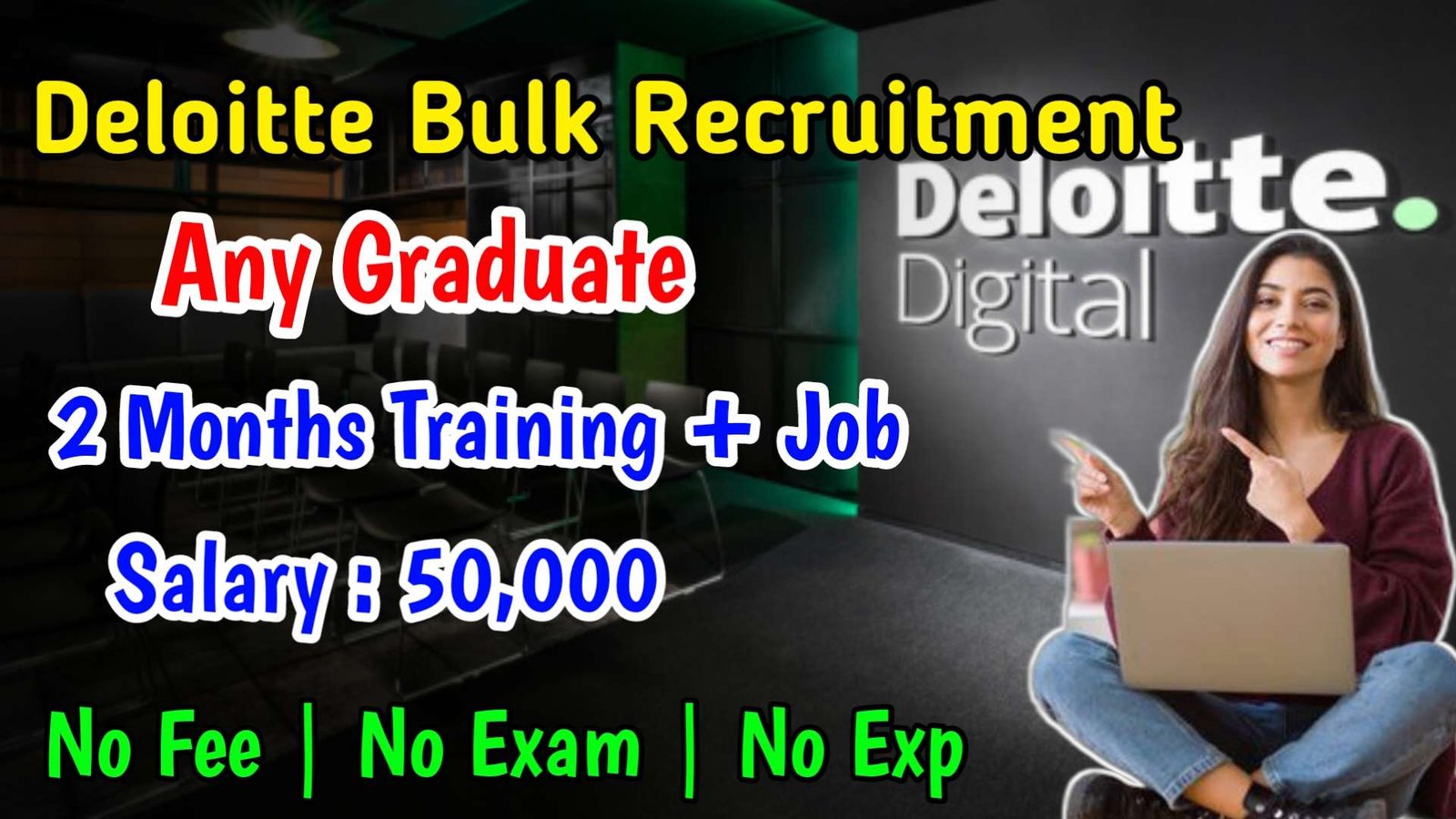 Latest Deloitte Recruitment 2024 | Jobs For Freshers - MNC Hiring